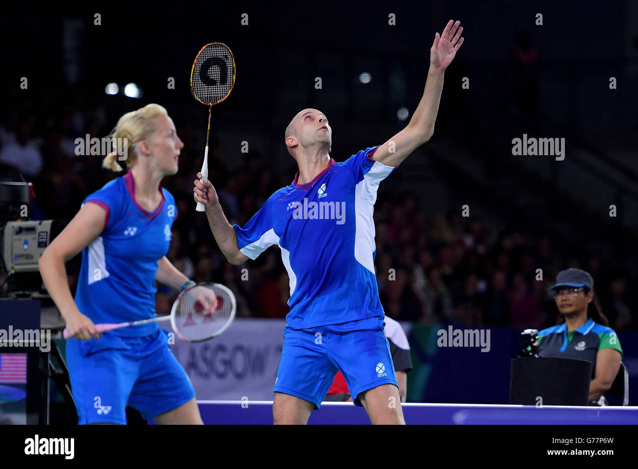 Scotland's Imogen Bankier and Robert Blair on their way to winning ...