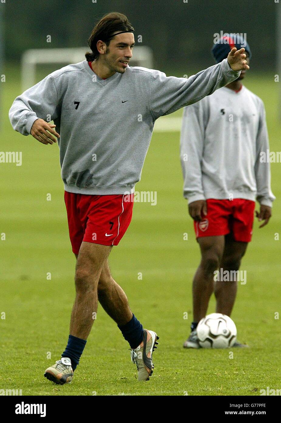 Arsenal Team Training Stock Photo - Alamy