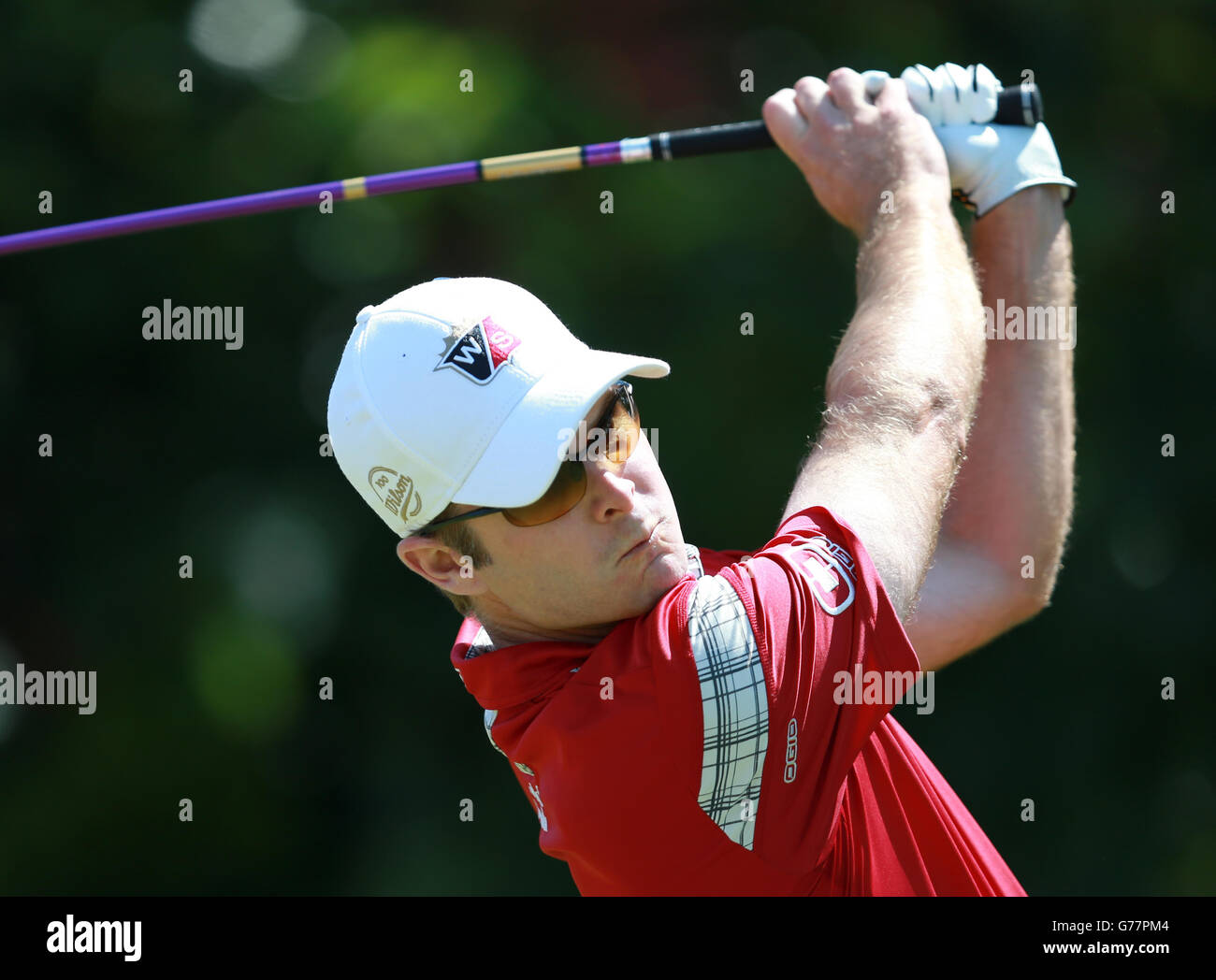 USA's Kevin Streelman during day one of the 2014 Open Championship at ...