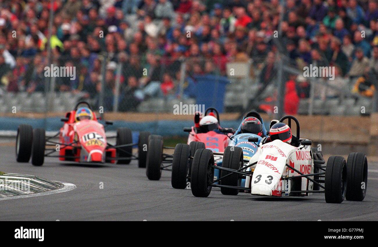 Alan Ring leads a midfield battle in the 'Kent' engine final.r Stock ...