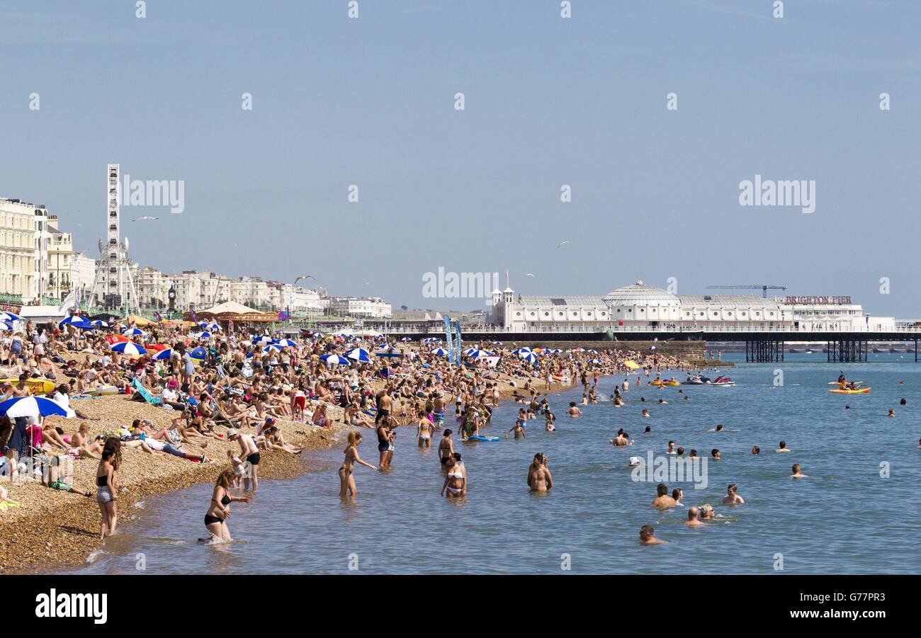 Summer weather July 17th Stock Photo - Alamy