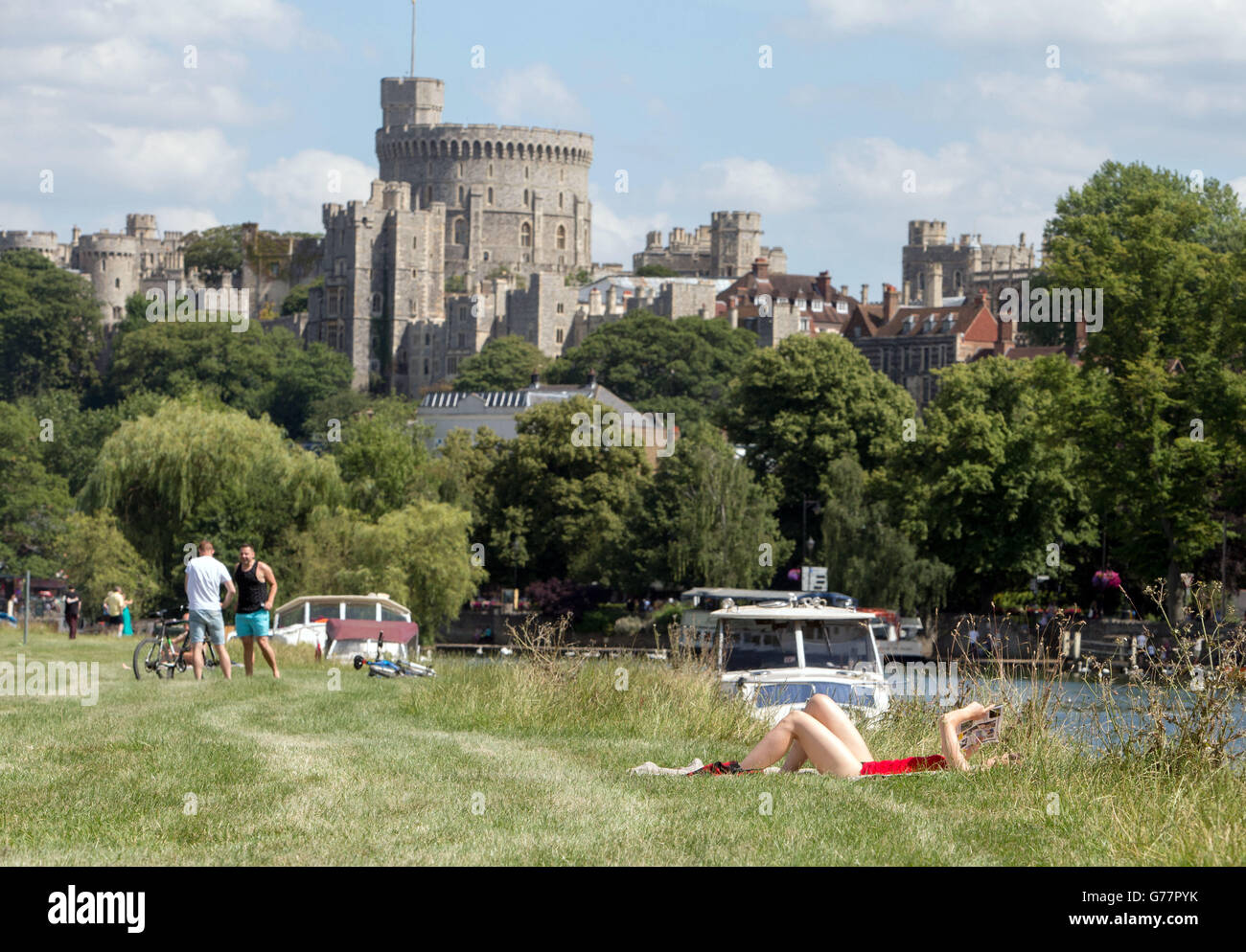 Summer weather July 17th Stock Photo - Alamy