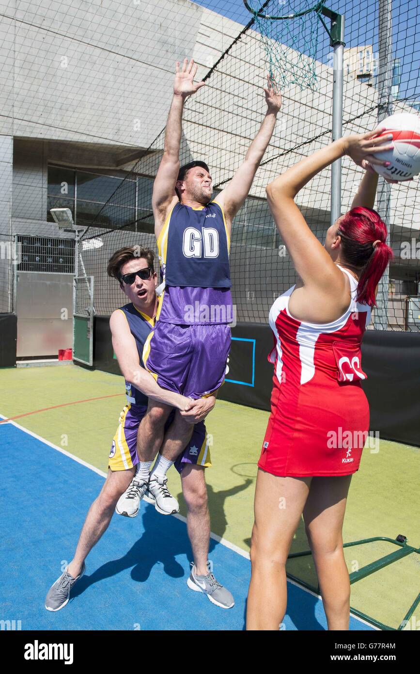 Sport commonwealth netball funny hi-res stock photography and images ...