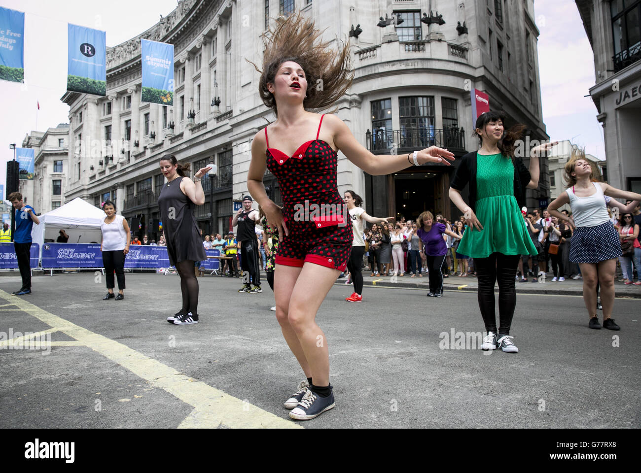 Summer Streets on Regent Street Stock Photo - Alamy