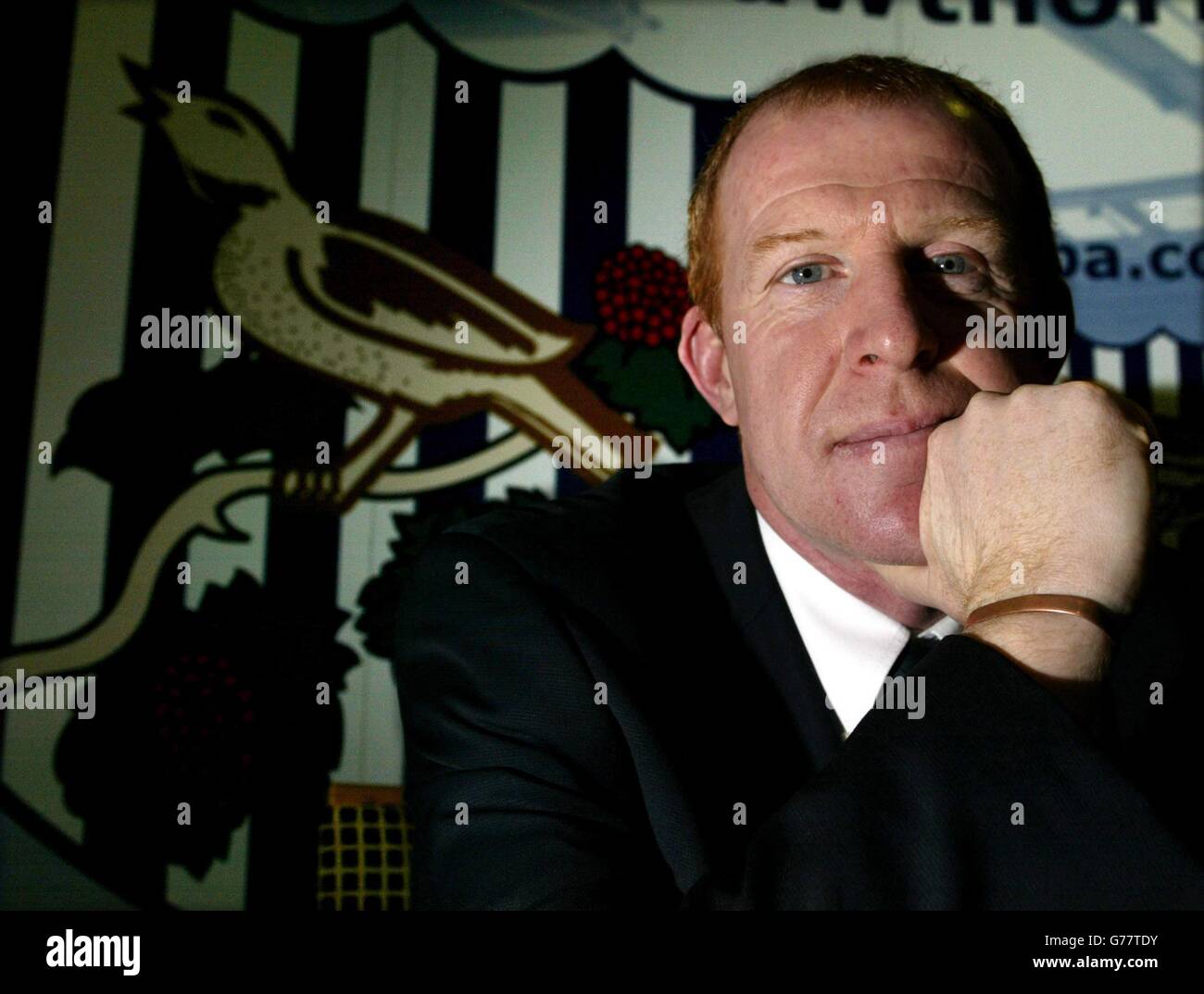 West bromwich albion football club manager gary megson hi-res stock ...