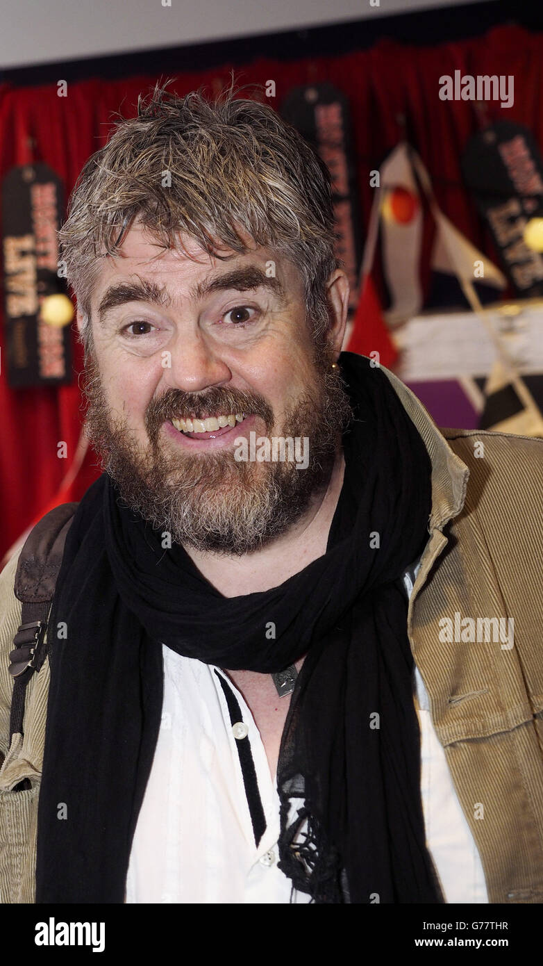 Phill Jupitus arriving for the final performance of the Monty Python ...