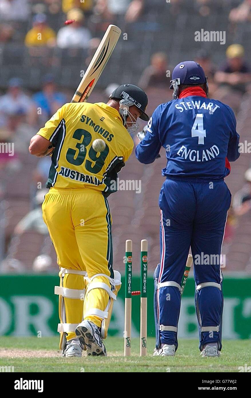 EDITORIAL USE ONLY - NO COMMERCIAL USE: Australian batsman Andrew ...