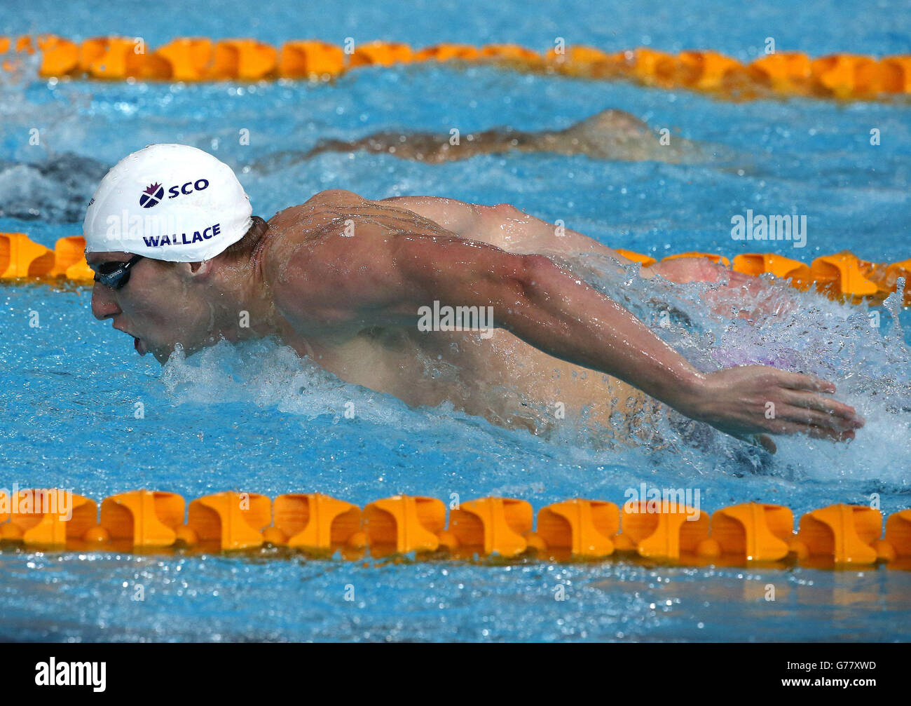 Scotland's Daniel Wallace during heat 1 of the men's 400m Individual ...