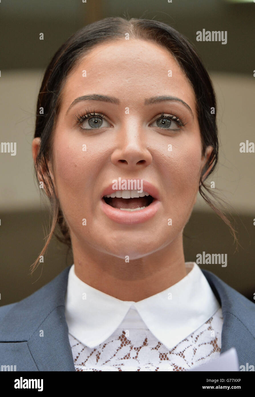 Tulisa court case hi-res stock photography and images - Alamy