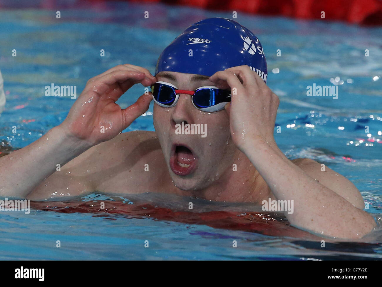 Scotland's Ross Murdoch after heat 3 of the men's 100m Breaststroke at ...