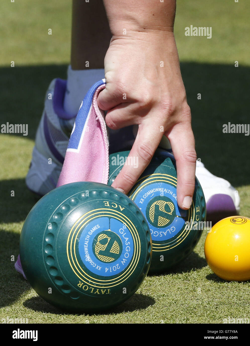 Scotland's Caroline Taylor competes in the Women's Singles at the ...