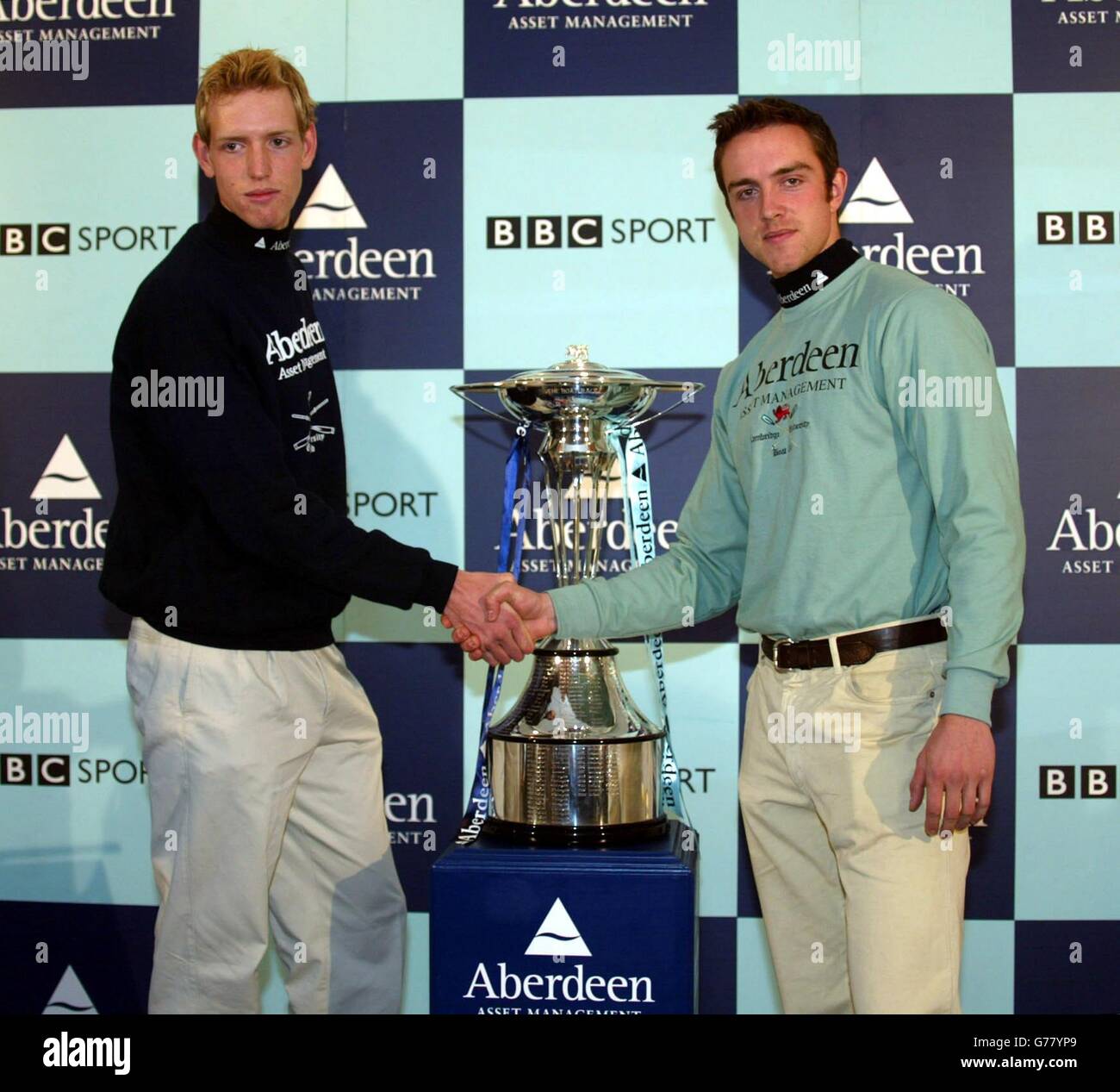 Oxford University student David Livingston (L) with his brother James ...