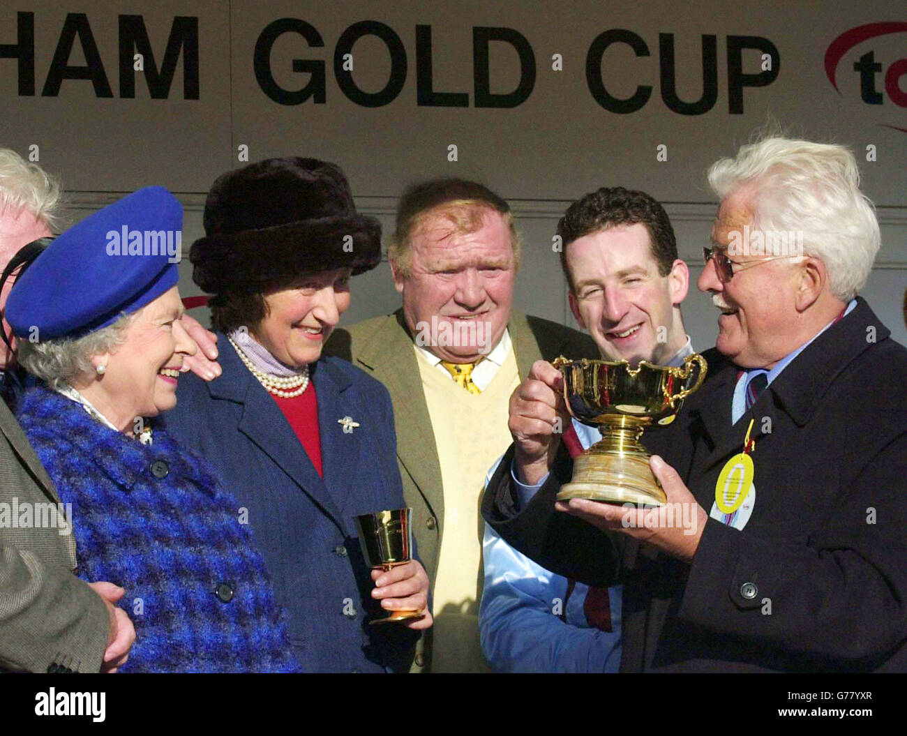 Best Mate jockey Jim Culloty with HM The Queen, trainer Henrietta ...