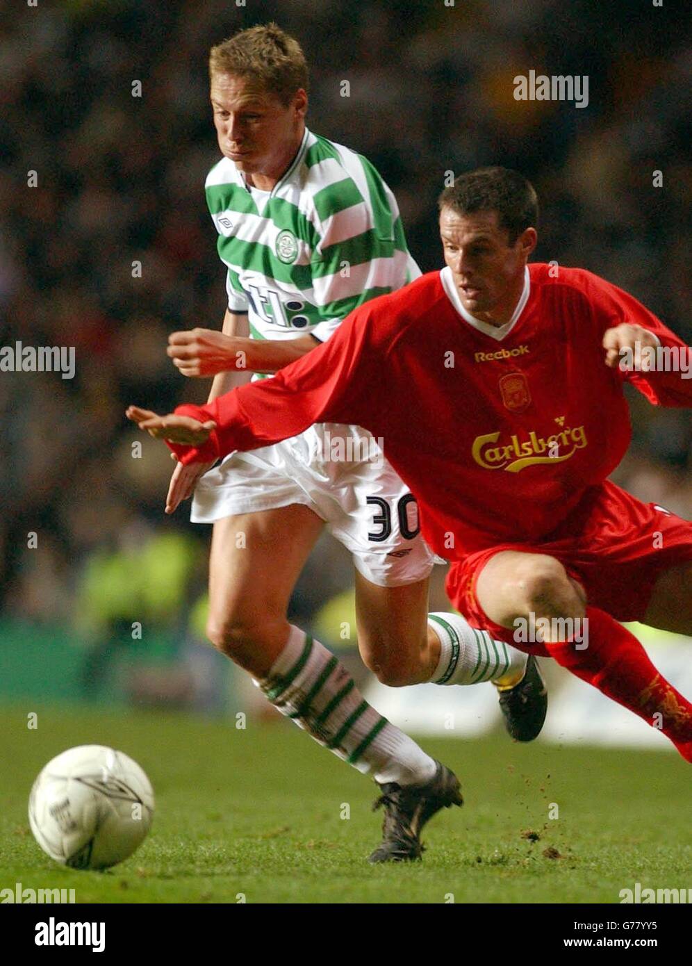 Celtic v Liverpool - UEFA Cup Stock Photo - Alamy
