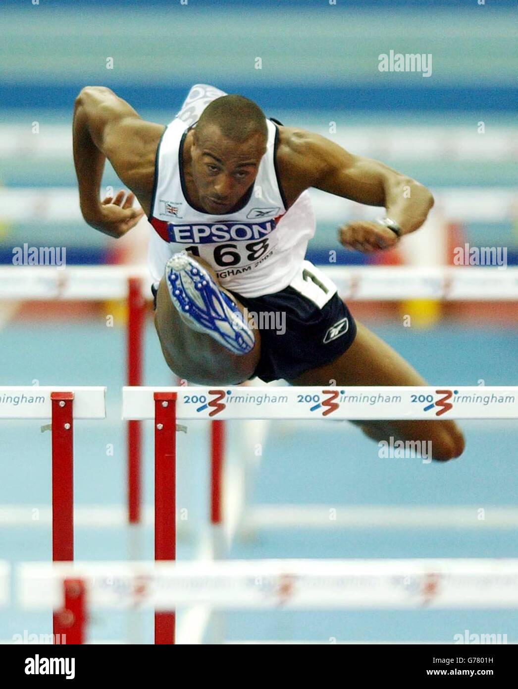 Great Britain's Colin Jackson qualifies for the final of the 60m ...