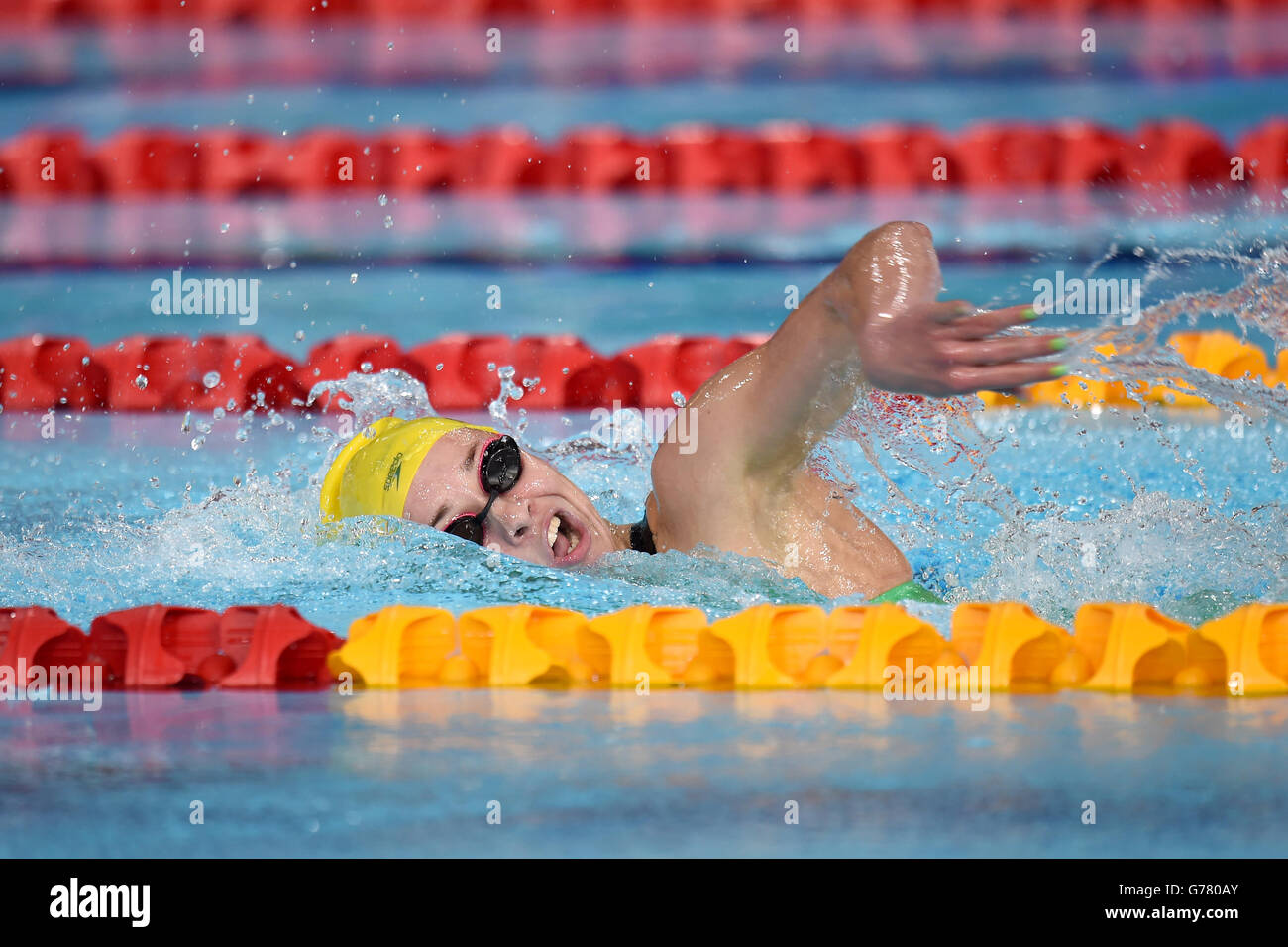 Australia's Maddie Groves competes in the Women's 4 x 200M Freestyle ...