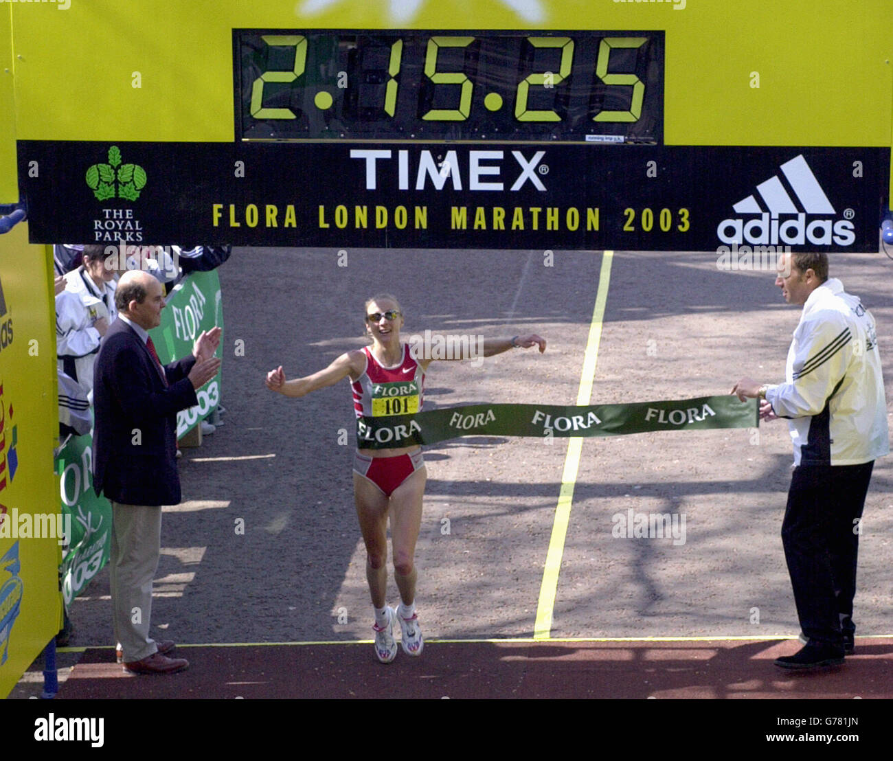 Radcliffe - London Marathon Stock Photo - Alamy