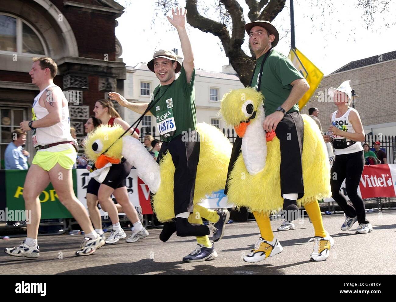 Fun Runners - London Marathon Stock Photo - Alamy