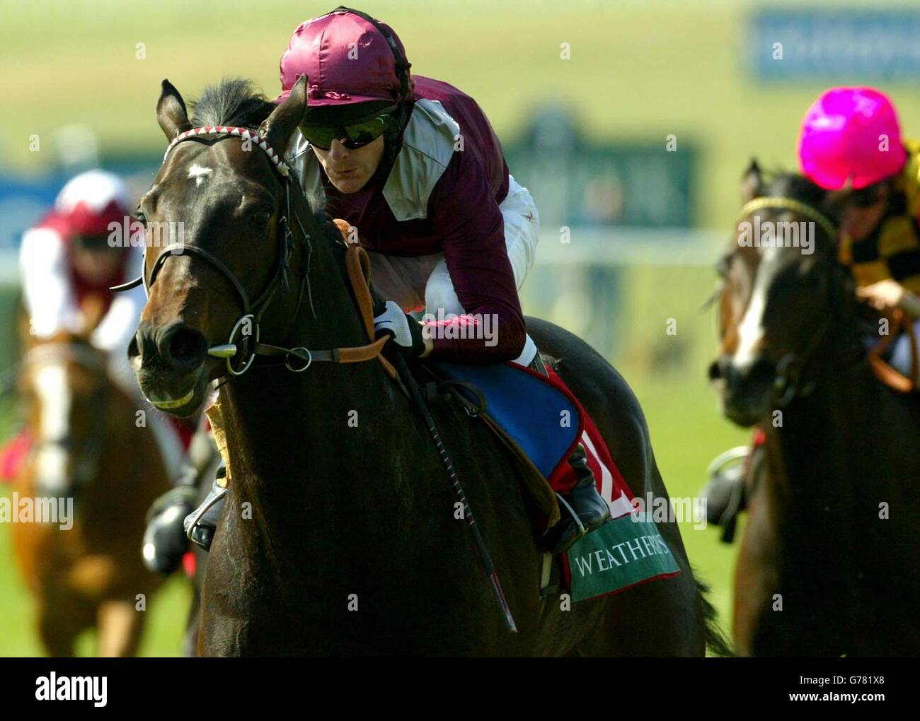 Newmarket Racing - Olden Times Stock Photo - Alamy