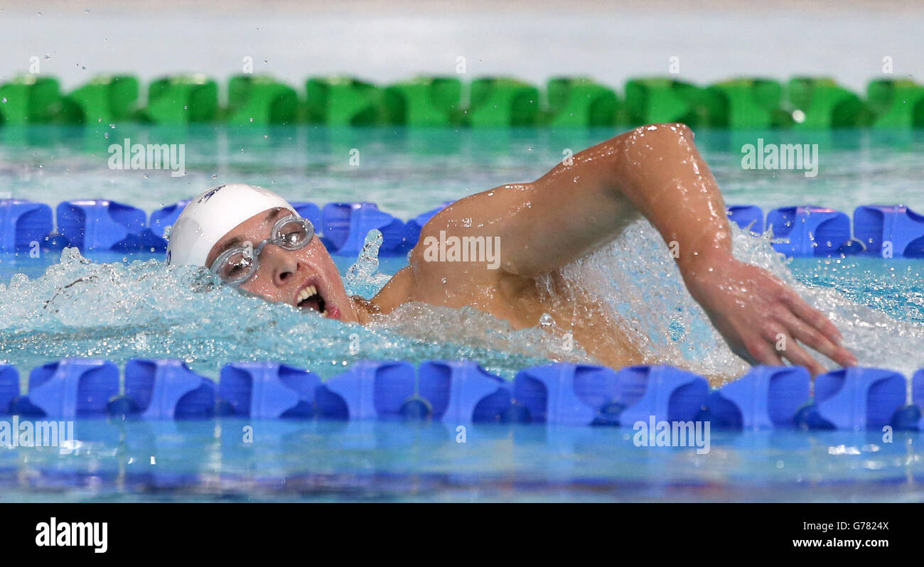 Scotland's Stephen Milne during the Men's 1500m Freestyle - Heat 3 ...