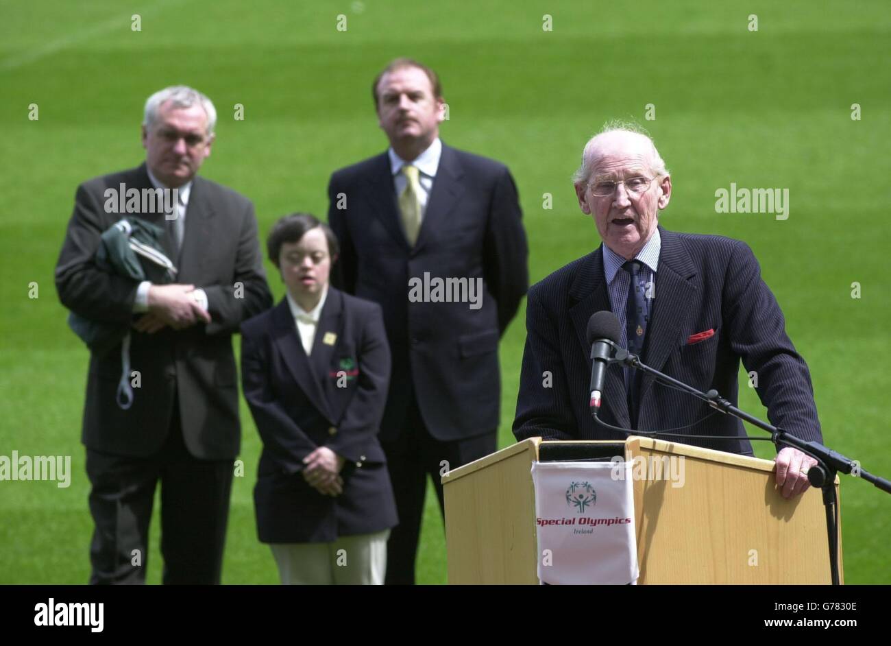Chairman for Special Olympics Ireland, Cyril Freaney, speaking to the ...