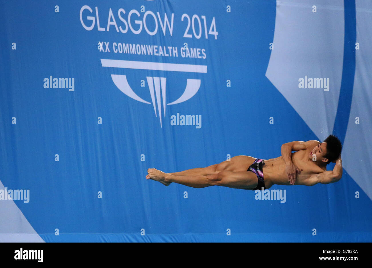 Malaysia's Ooi Tze Liang during the Men's 1m Springboard Diving at the ...