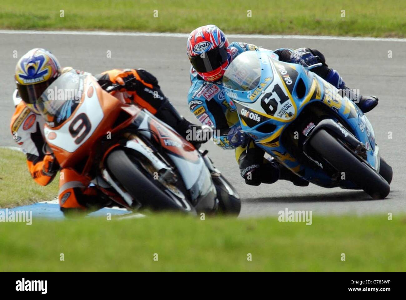 Superbikes Reynolds Walker. Great Britain's John Reynolds (61) and ...
