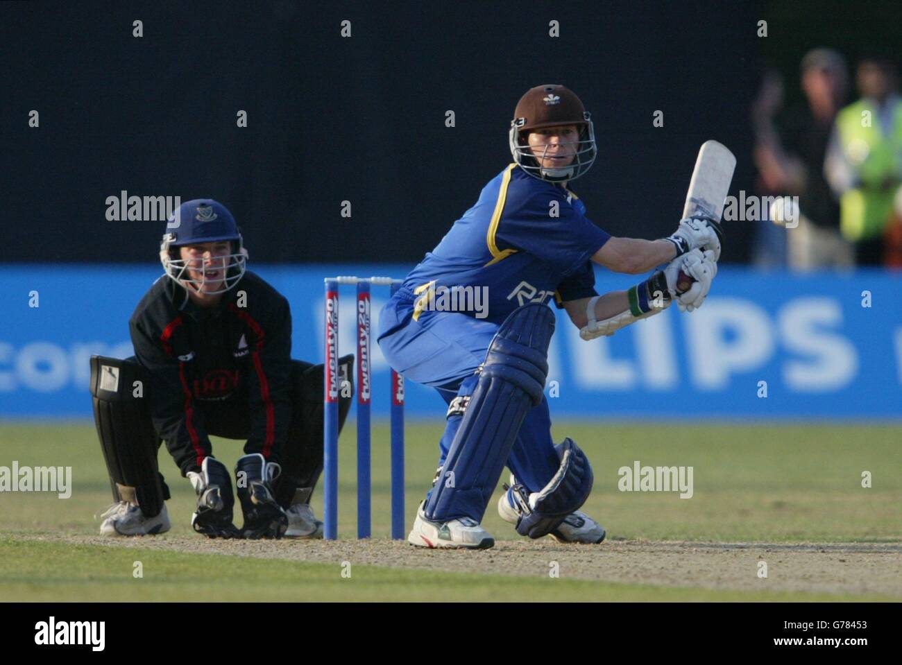 Cricket jonathan batty action hi-res stock photography and images - Alamy