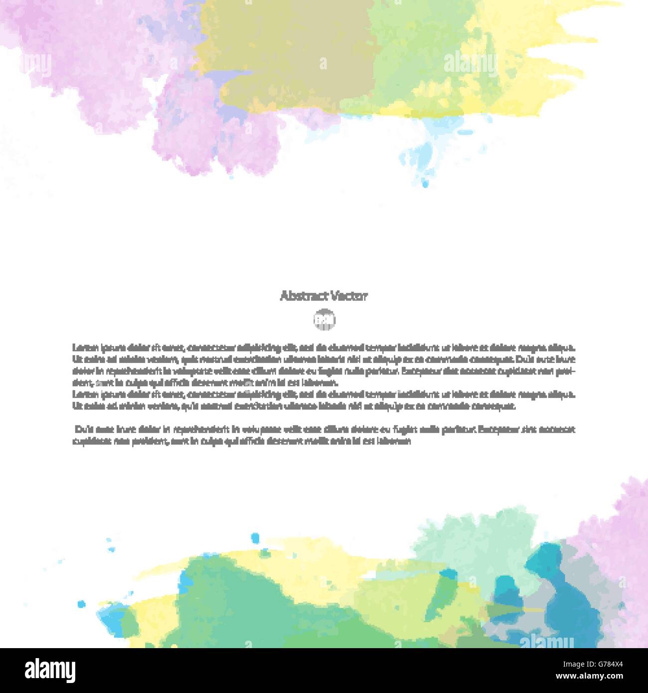 Watercolor template Stock Vector Images - Alamy