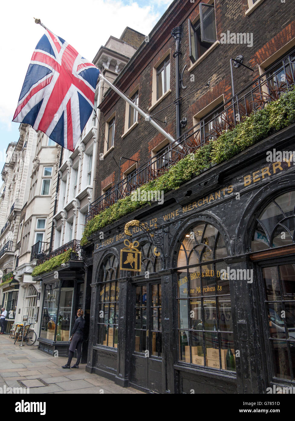 Berry Brothers & Rudd wine merchant Stock Photo - Alamy