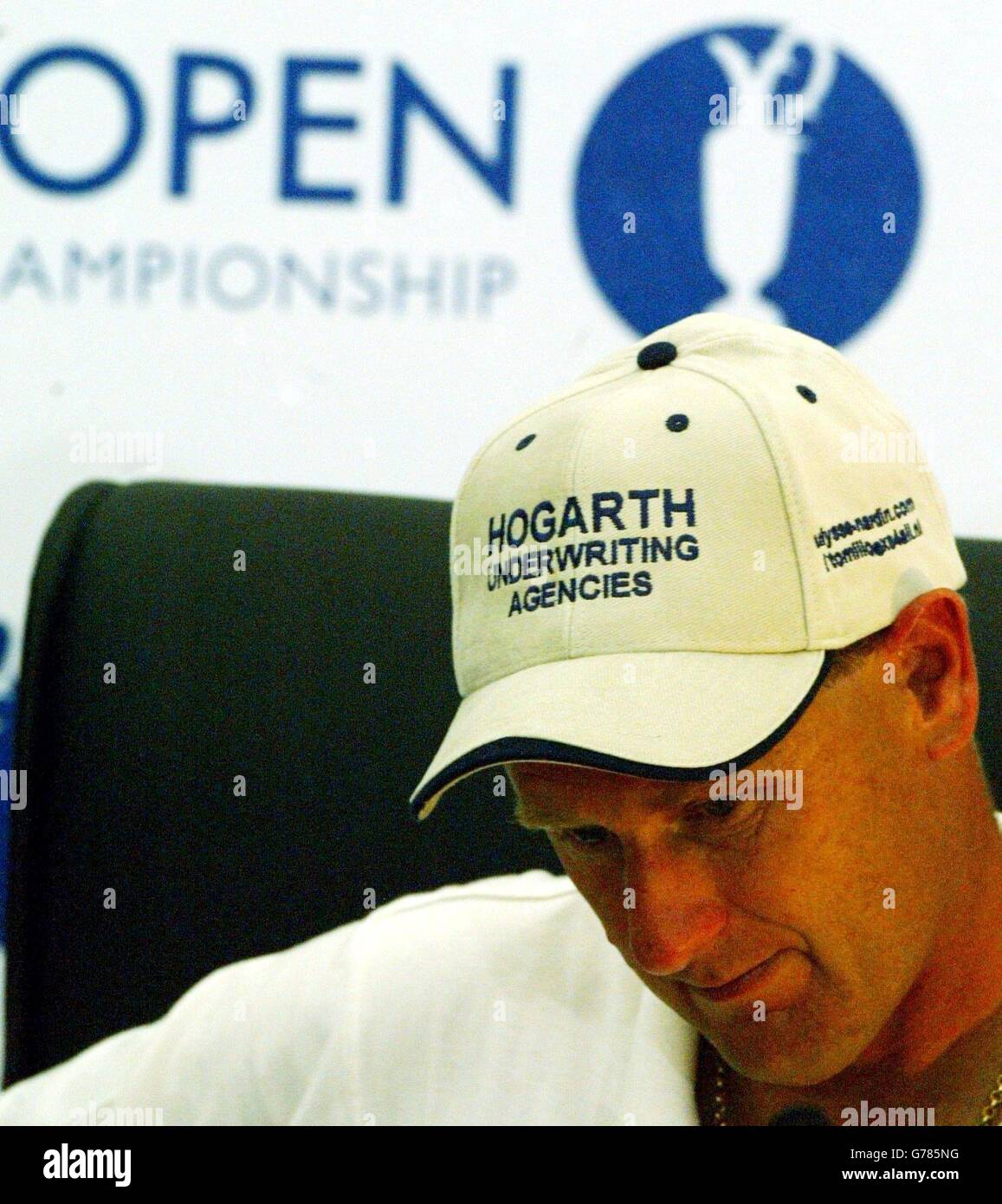 Mark Roe The Open Stock Photo - Alamy