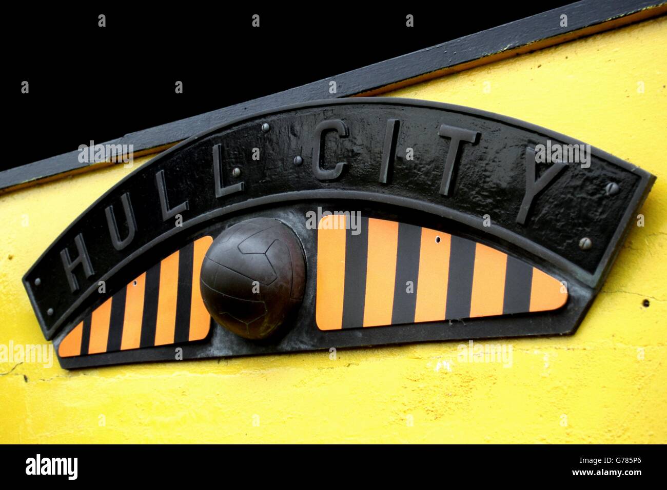 Soccer - English Football League Grounds - Boothferry Park. Club Logo ...