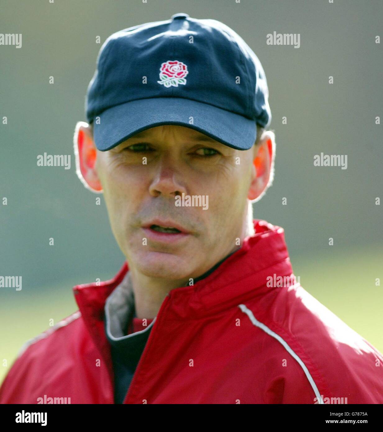 England training - Clive Woodward. England coach Clive Woodward during ...