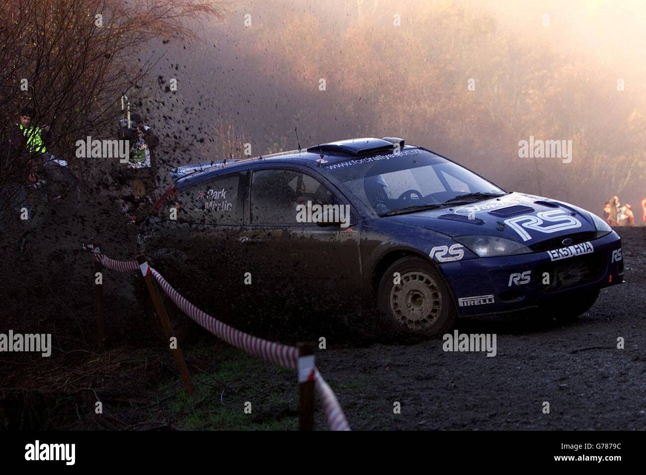 Martin - Rally of Great Britain. Markko Martin in his Ford Focus RS WRC ...
