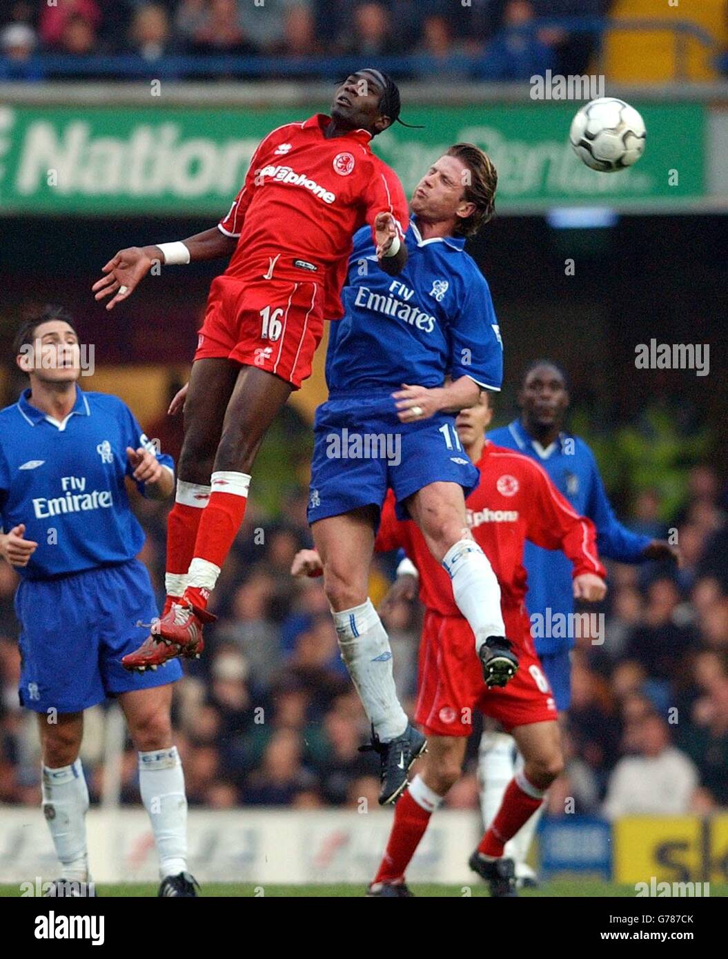 Football action emmanuel petit hi-res stock photography and images - Alamy