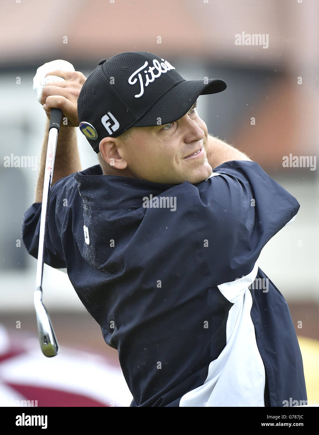 USA's Bill Haas during day three of the 2014 Open Championship at Royal ...