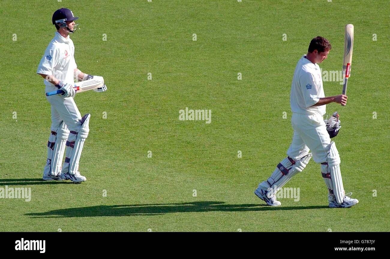 Cricket action robert key hi-res stock photography and images - Alamy