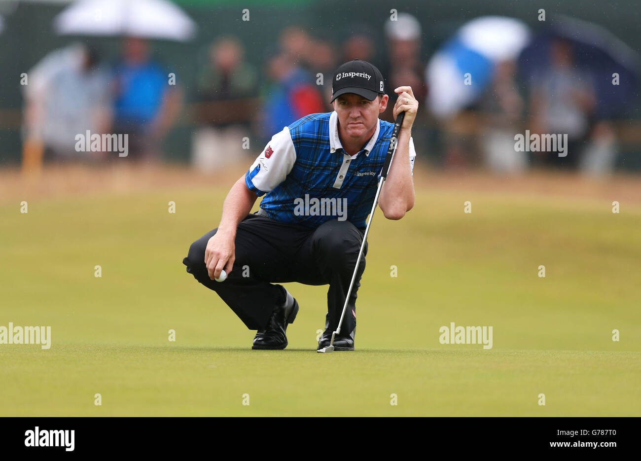 USA's Jimmy Walker during day three of the 2014 Open Championship at ...