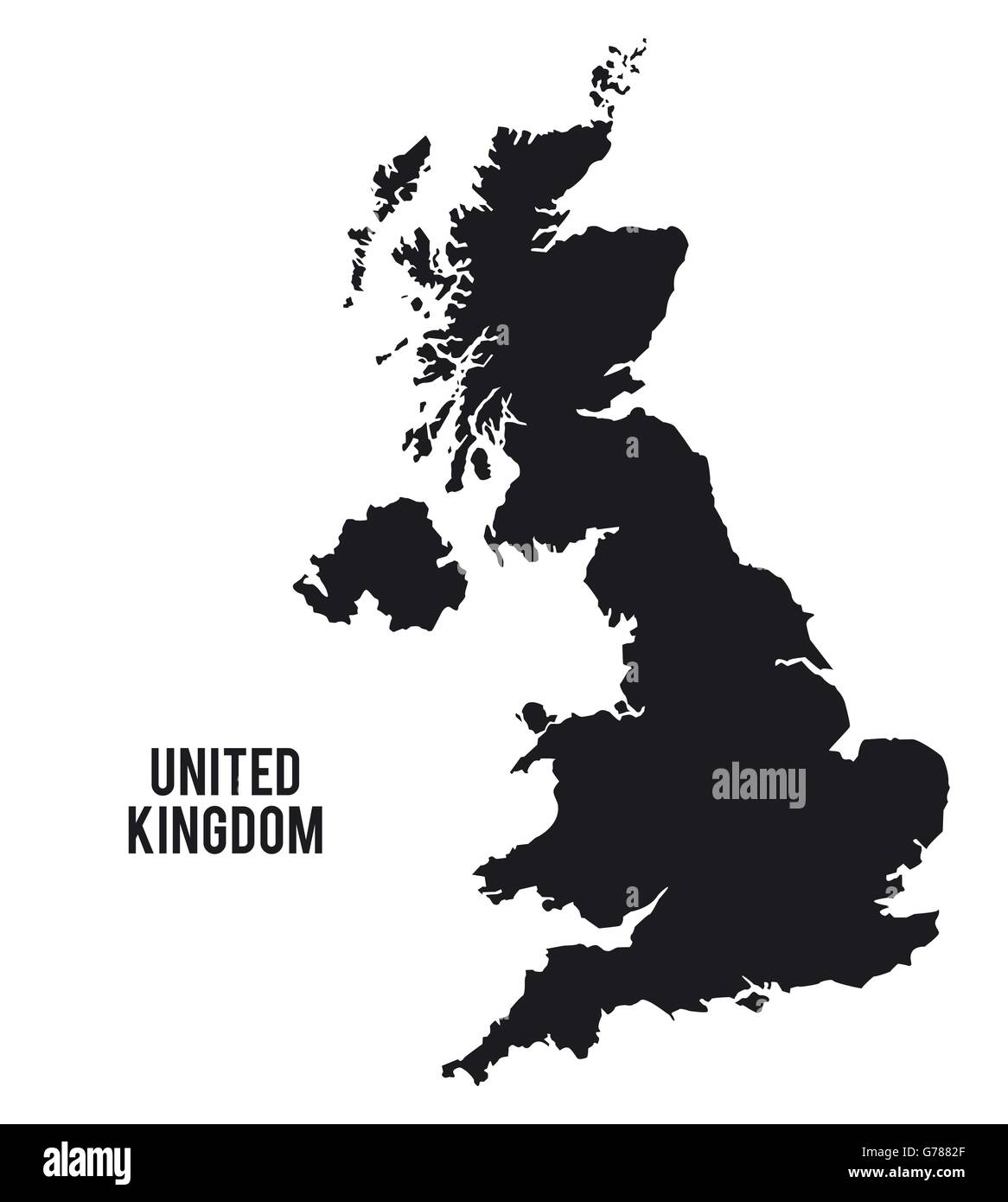 map icon. United kingdom design. vector graphic Stock Vector Image ...