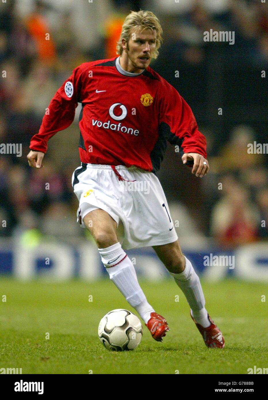 Man Utd - David Beckham Stock Photo: 107747007 - Alamy