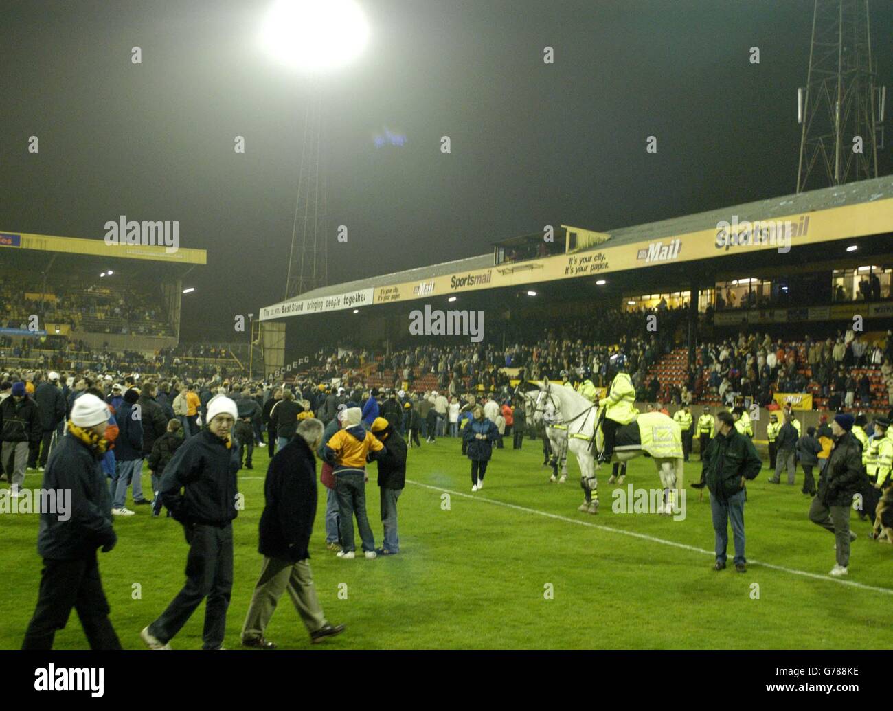Football Pitch Invasion High Resolution Stock Photography and Images ...