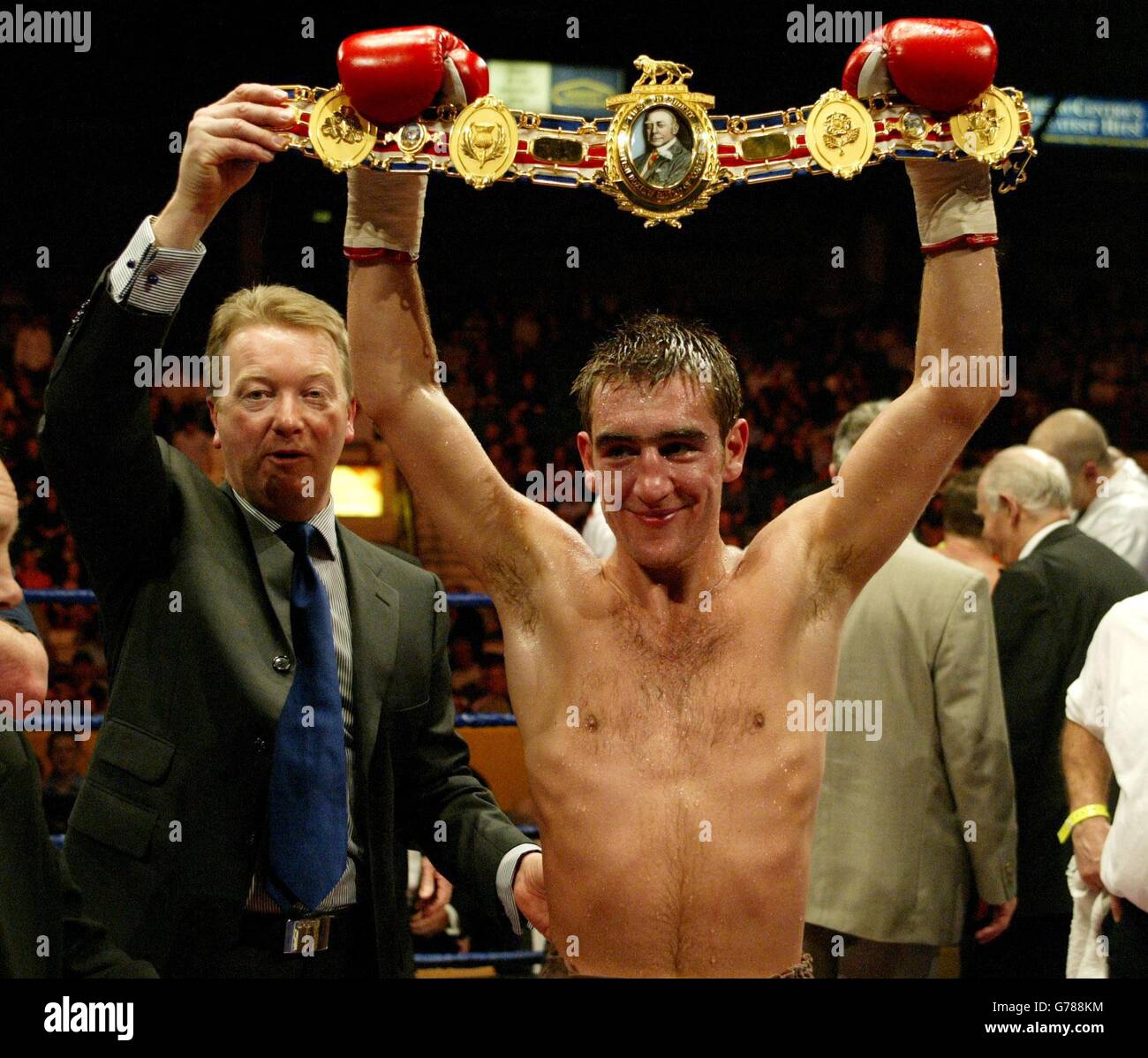 Alex Arthur with Lonsdale belt Stock Photo - Alamy