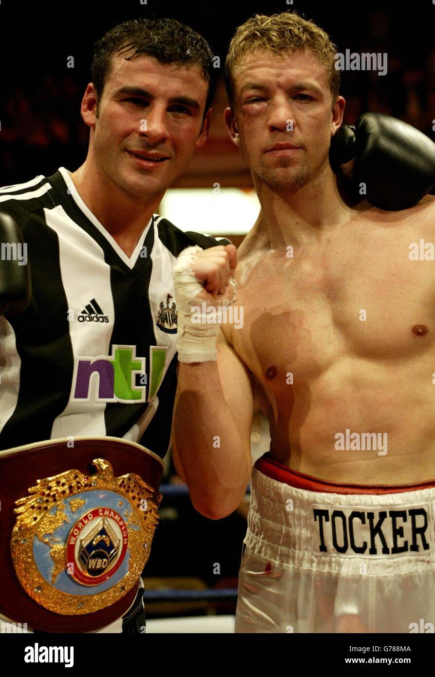 Joe Calzaghe v Tocker Pudwill Stock Photo - Alamy
