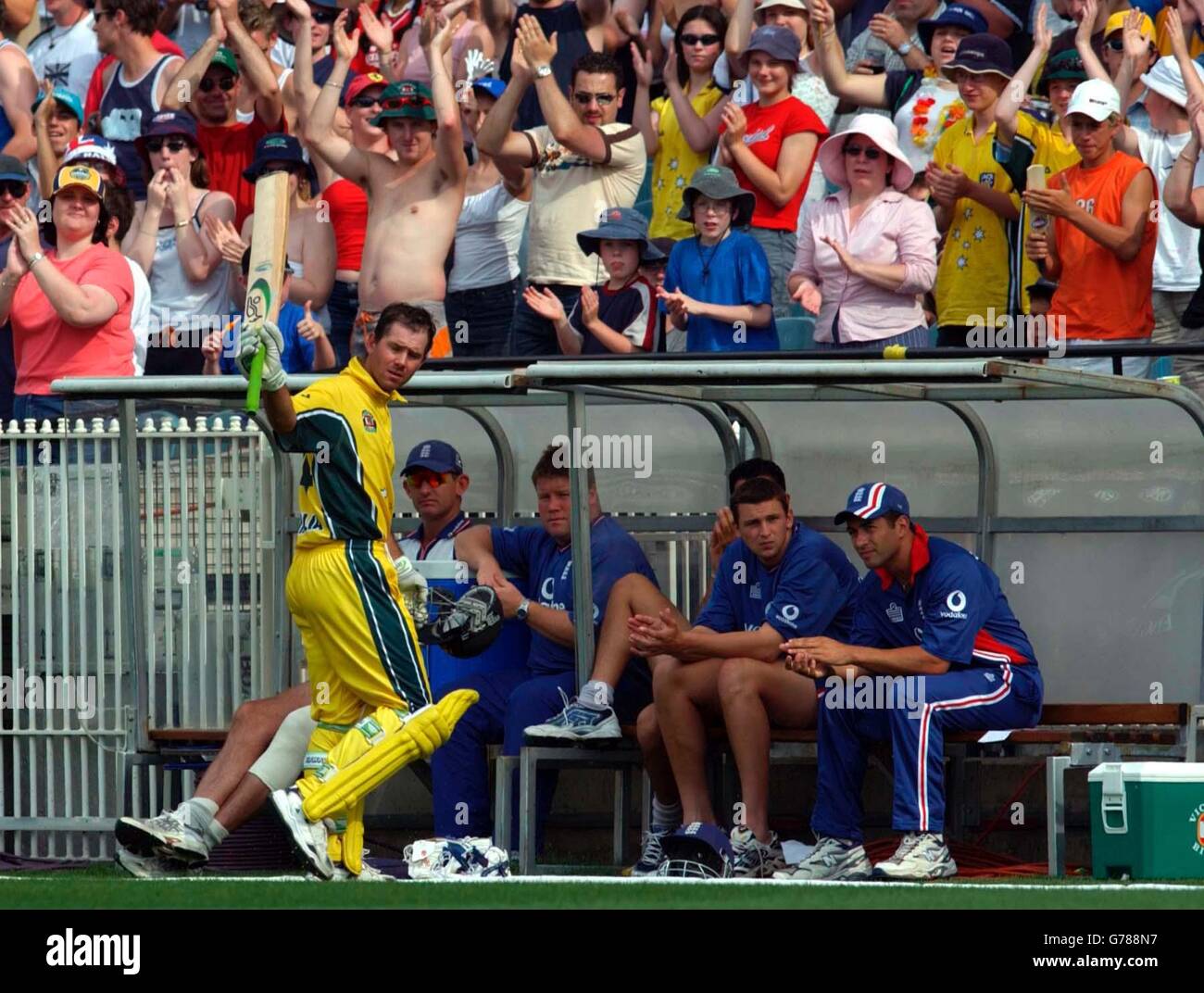 EDITORIAL USE ONLY. NO COMMERCIAL USE : Australian captain Ricky ...