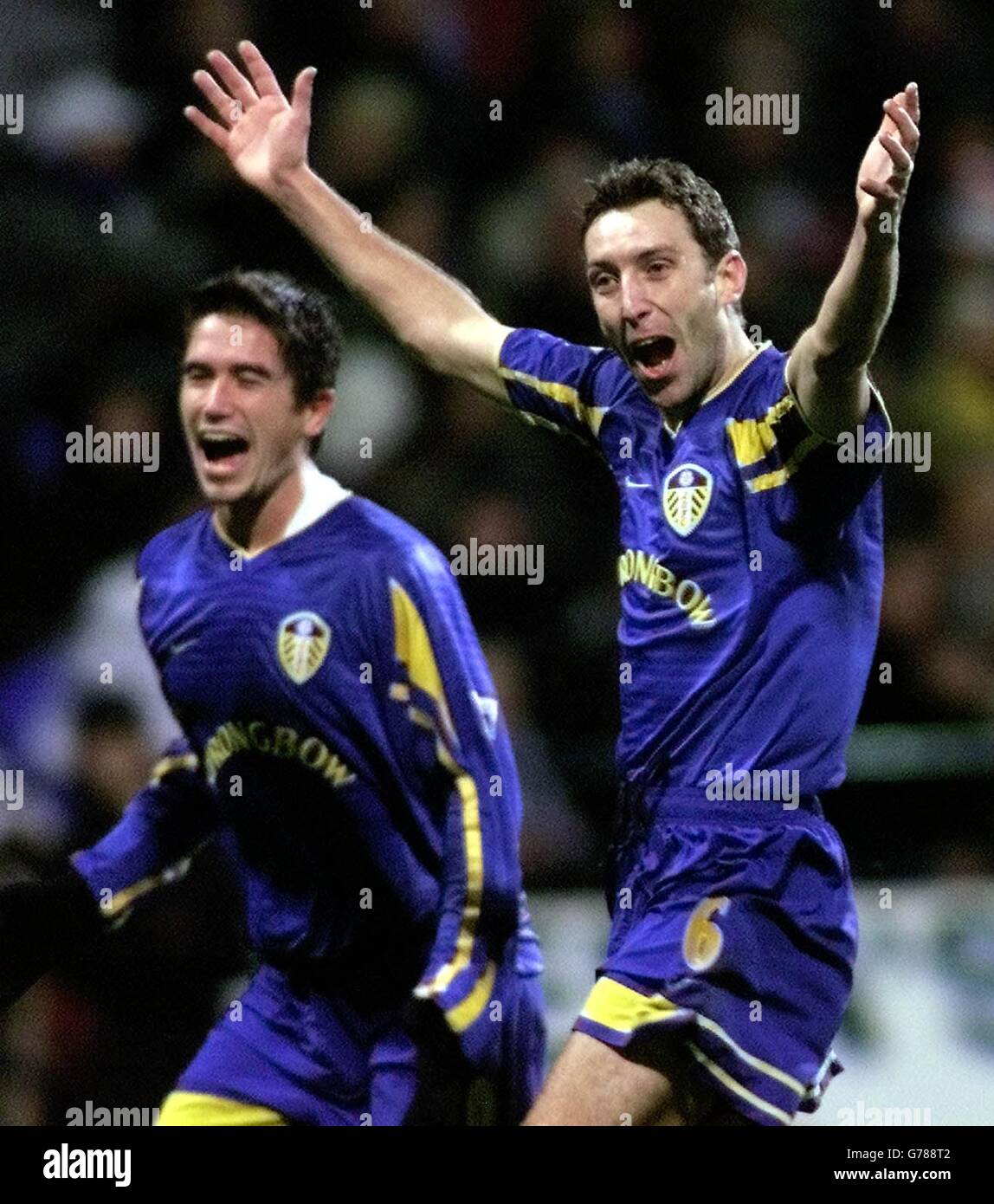 Sport football celebrating action jason wilcox hi-res stock photography ...