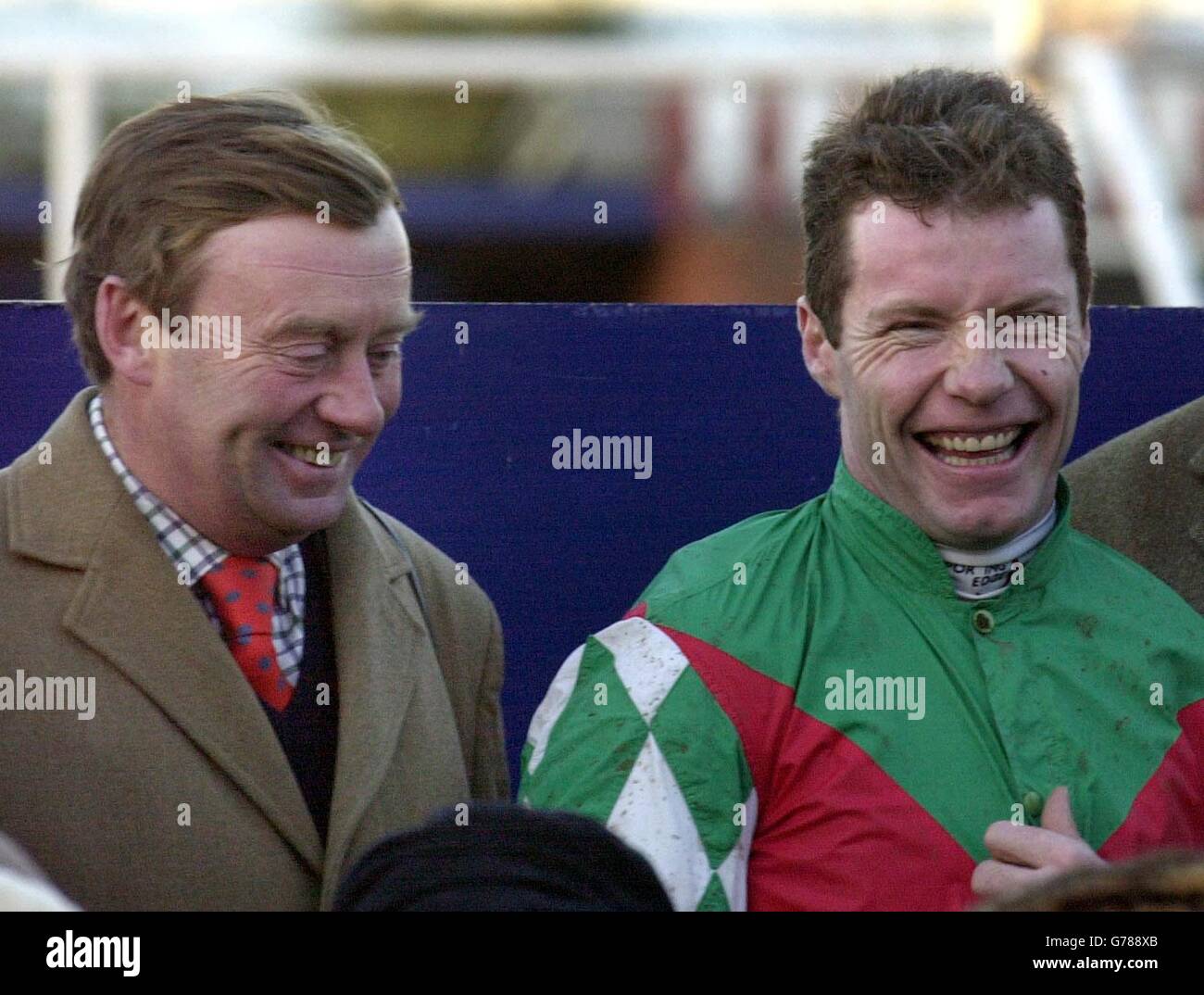 Five time winners trainer Nicky Henderson (left) and jockey Mick ...