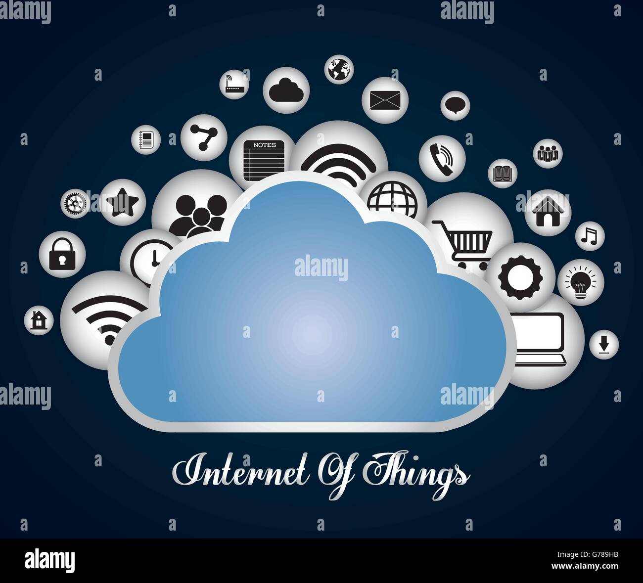 Set of wifi bulb hi-res stock photography and images - Alamy