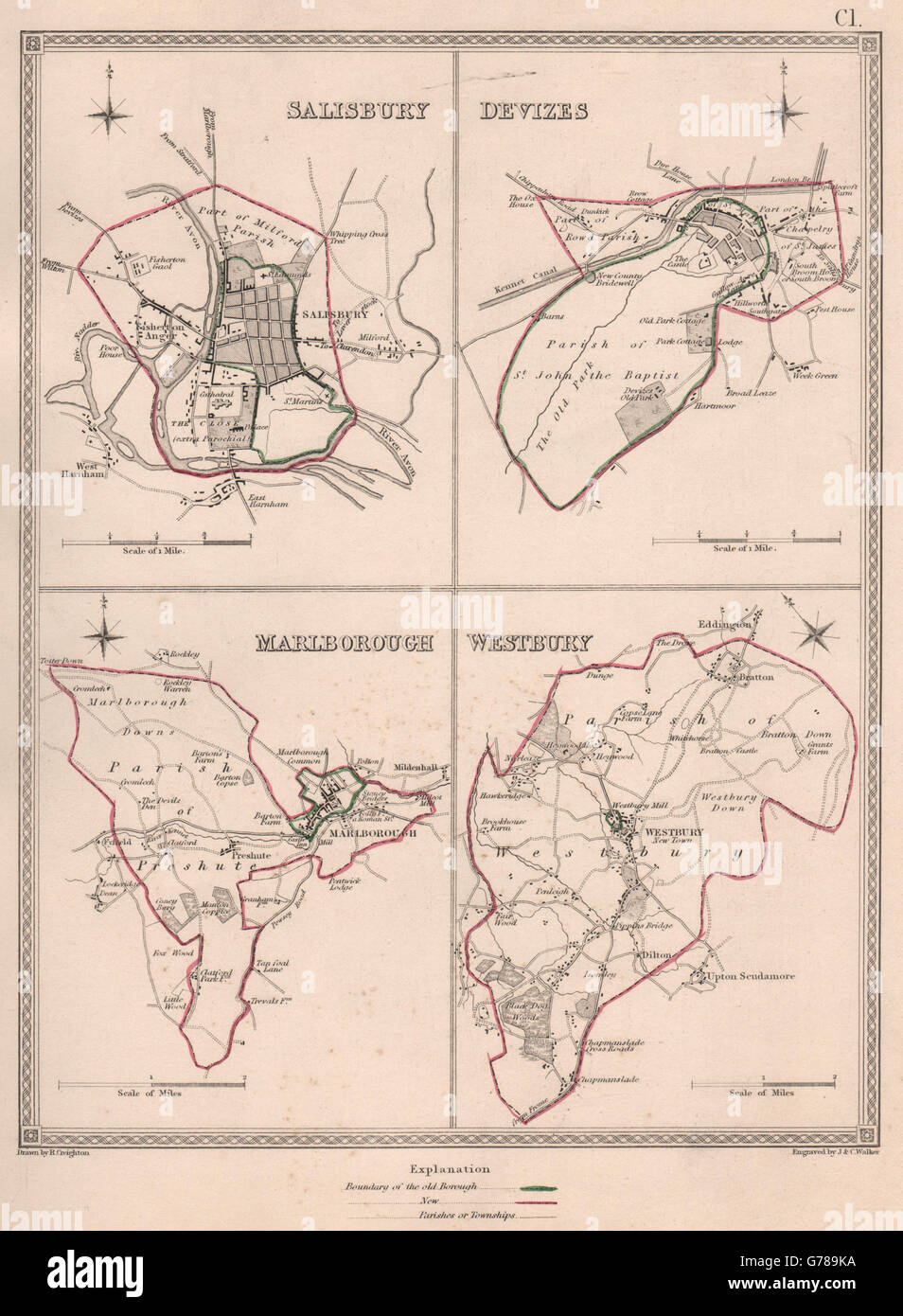 Map of devizes hi-res stock photography and images - Alamy
