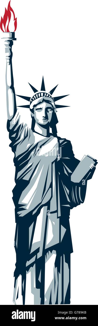 statue of liberty icon Stock Vector Image & Art - Alamy