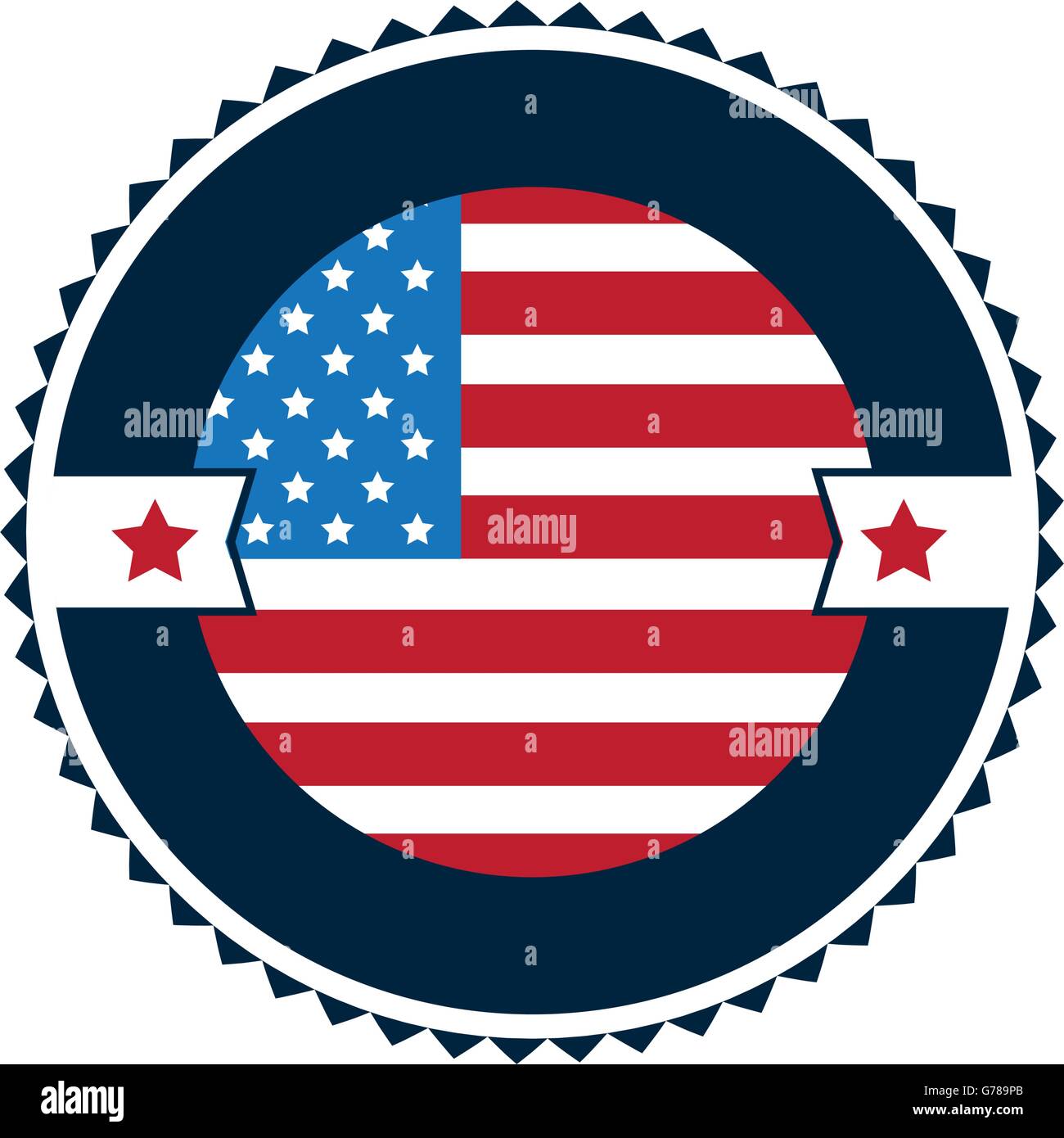 united states badge icon Stock Vector Image & Art - Alamy